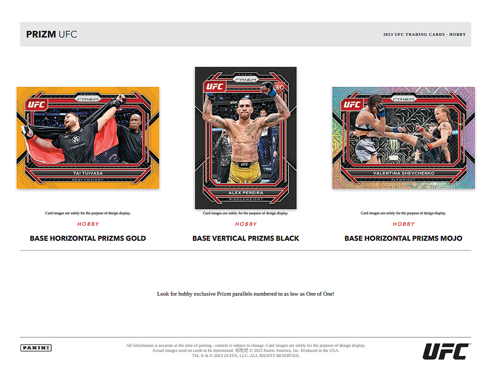2023 Panini UFC Prizm